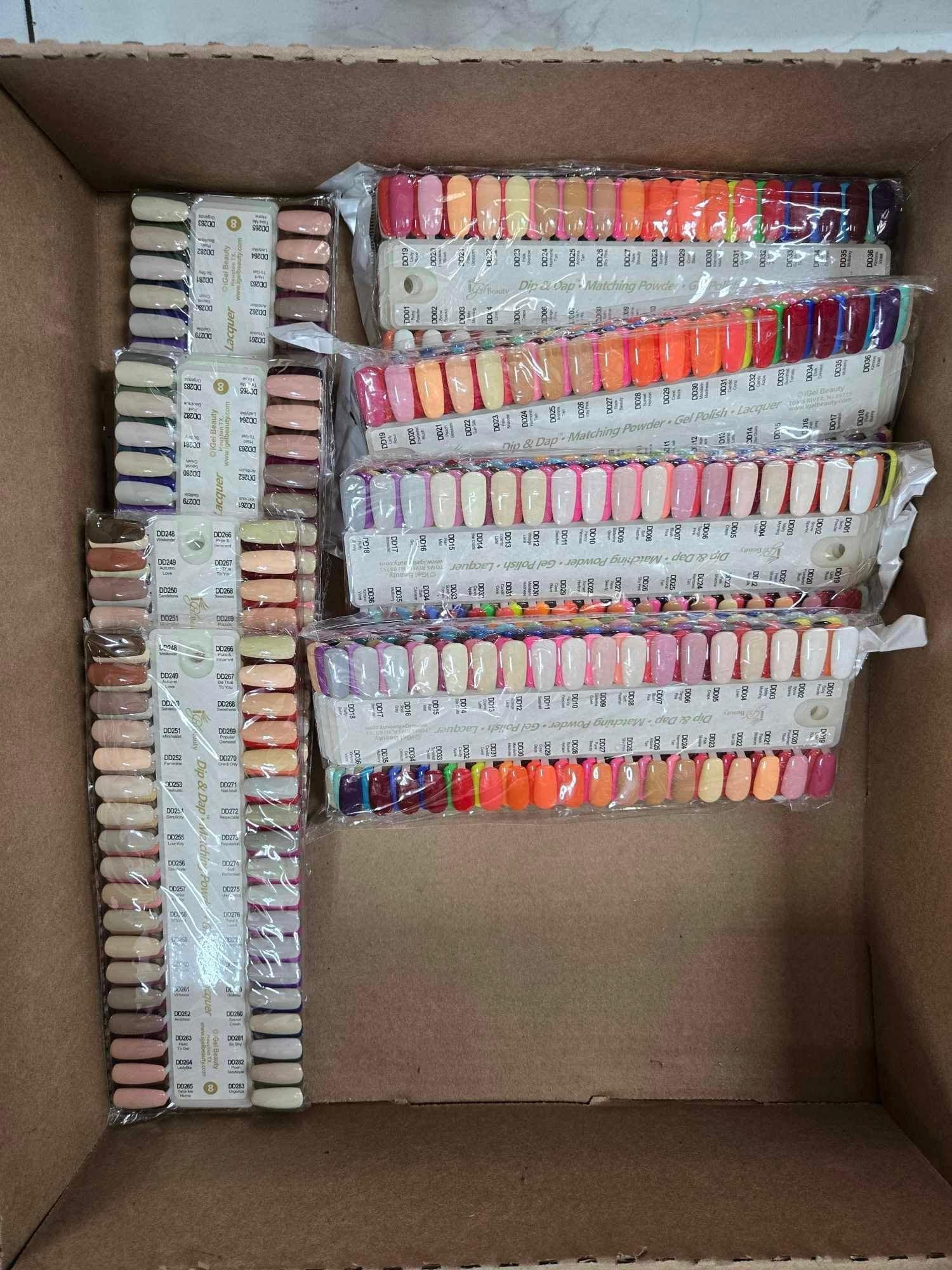 iGel Dip & Dap Color Chart 1-319 (sample tip only) – TTT Nails Supply