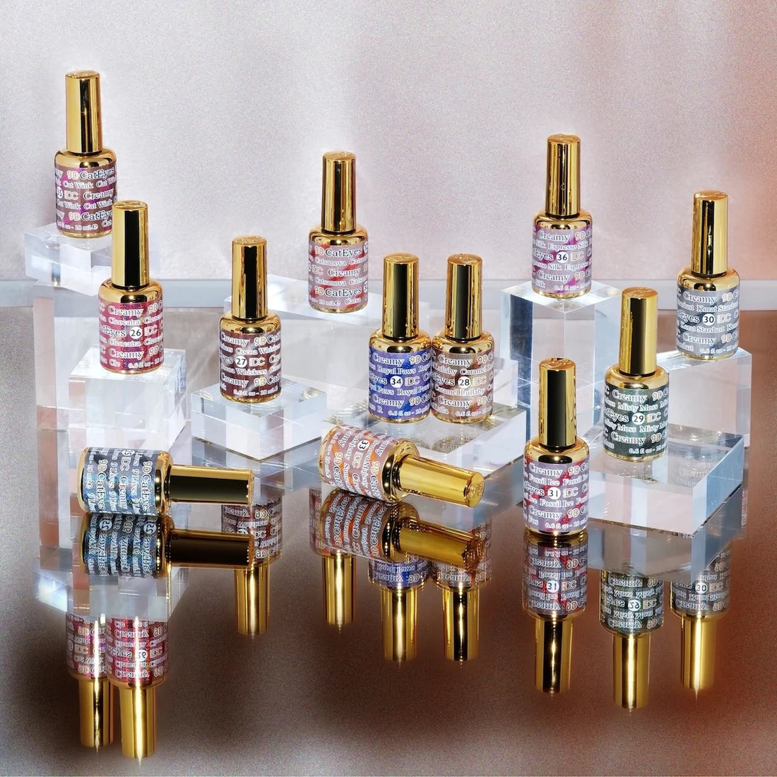 DC 9D Cat Eye Collection - Set of 36 Colors – TTT Nails Supply