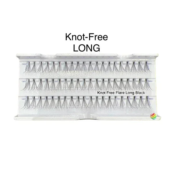 FLARE Eyelash (Knot Free) LONG - 100 Trays – TTT Nails Supply