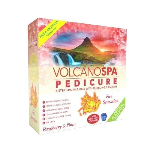 La Palm Volcano Spa Pedicure 6-Step - Fire Sensation: Raspberry & Plum ...