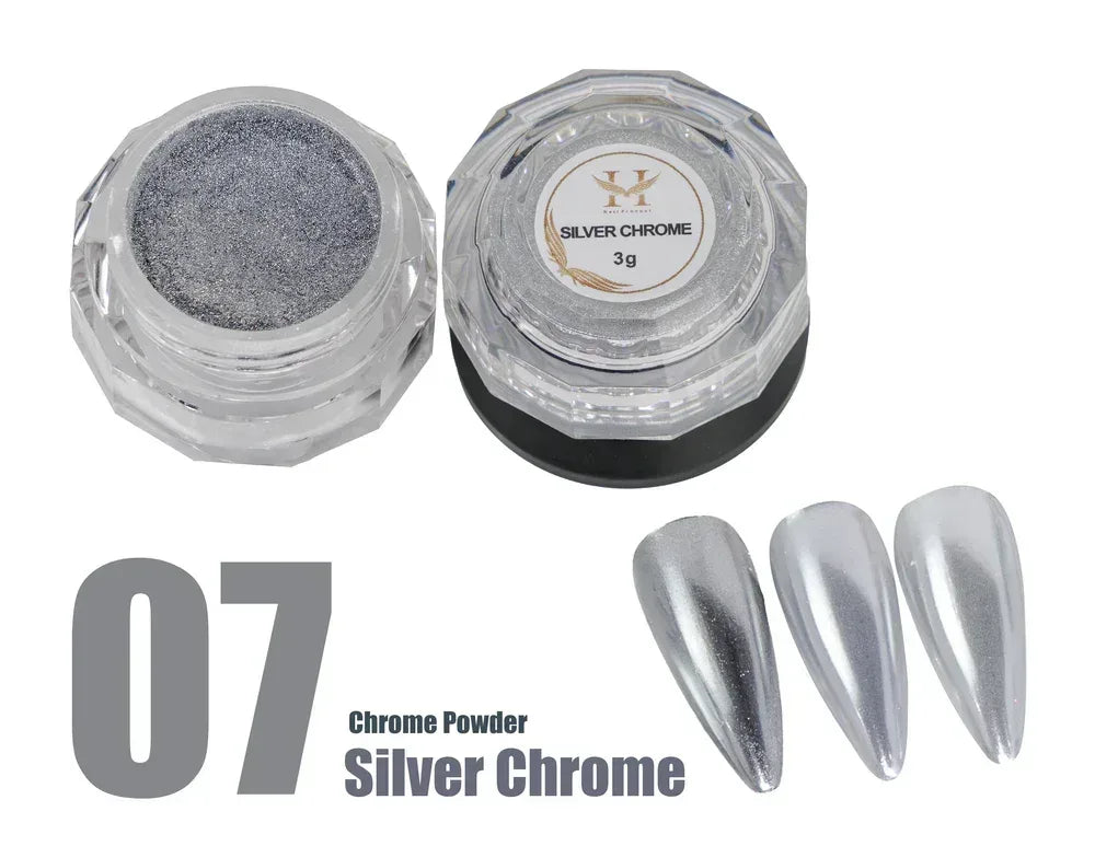 HANG Chrome Powder - #07 Silver Chrome 3g – TTT Nails Supply