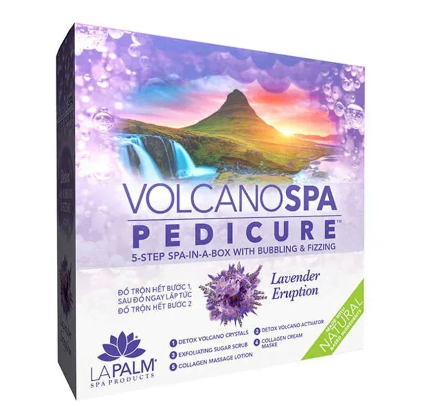 La Palm Volcano Spa Pedicure 6-Step - Lavender Eruption – TTT Nails Supply